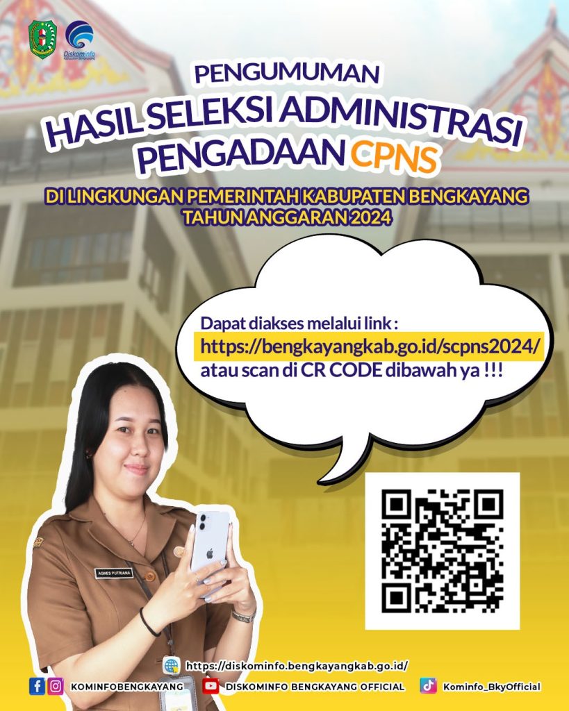 PENGUMUMAN TENTANG HASIL SELEKSI ADMINISTRASI PENGADAAN CALON PEGAWAI NEGERI SIPIL DI LINGKUNGAN ...