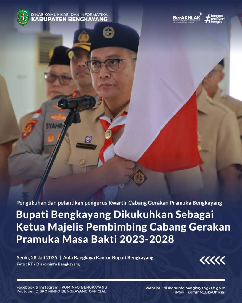 Bupati Bengkayang Dikukuhkan Sebagai Ketua Majelis Pembimbing Cabang Gerakan Pramuka Masa Bakti ...