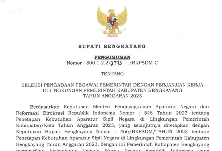 KABUPATEN BENGKAYANG – PROVINSI KALIMANTAN BARAT