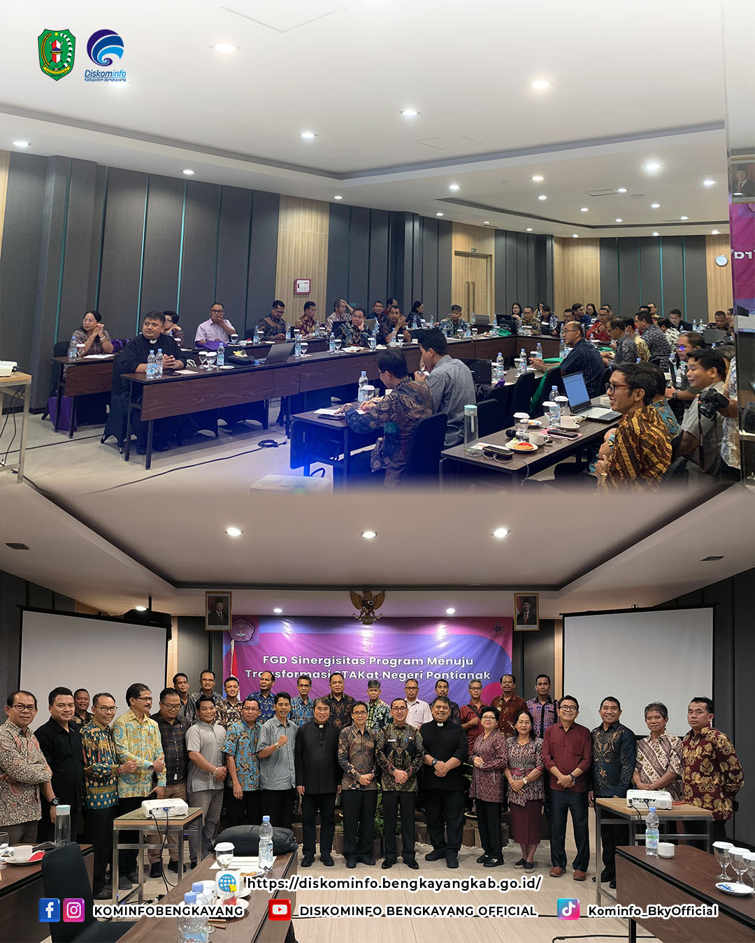 Sekda Kabupaten Bengkayang Menjadi Narasumber Pada FGD Sinegritas ...