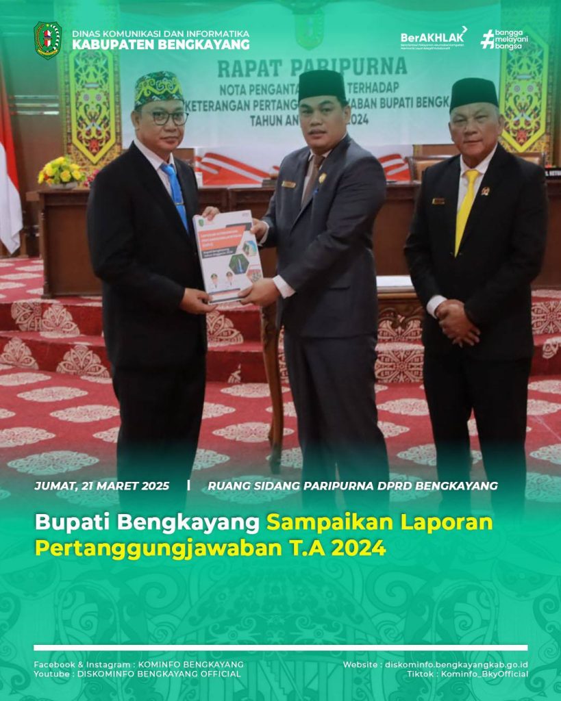 Bupati Bengkayang Sampaikan Laporan Pertanggungjawaban Tahun Anggaran 2024 – KABUPATEN BENGKAYANG